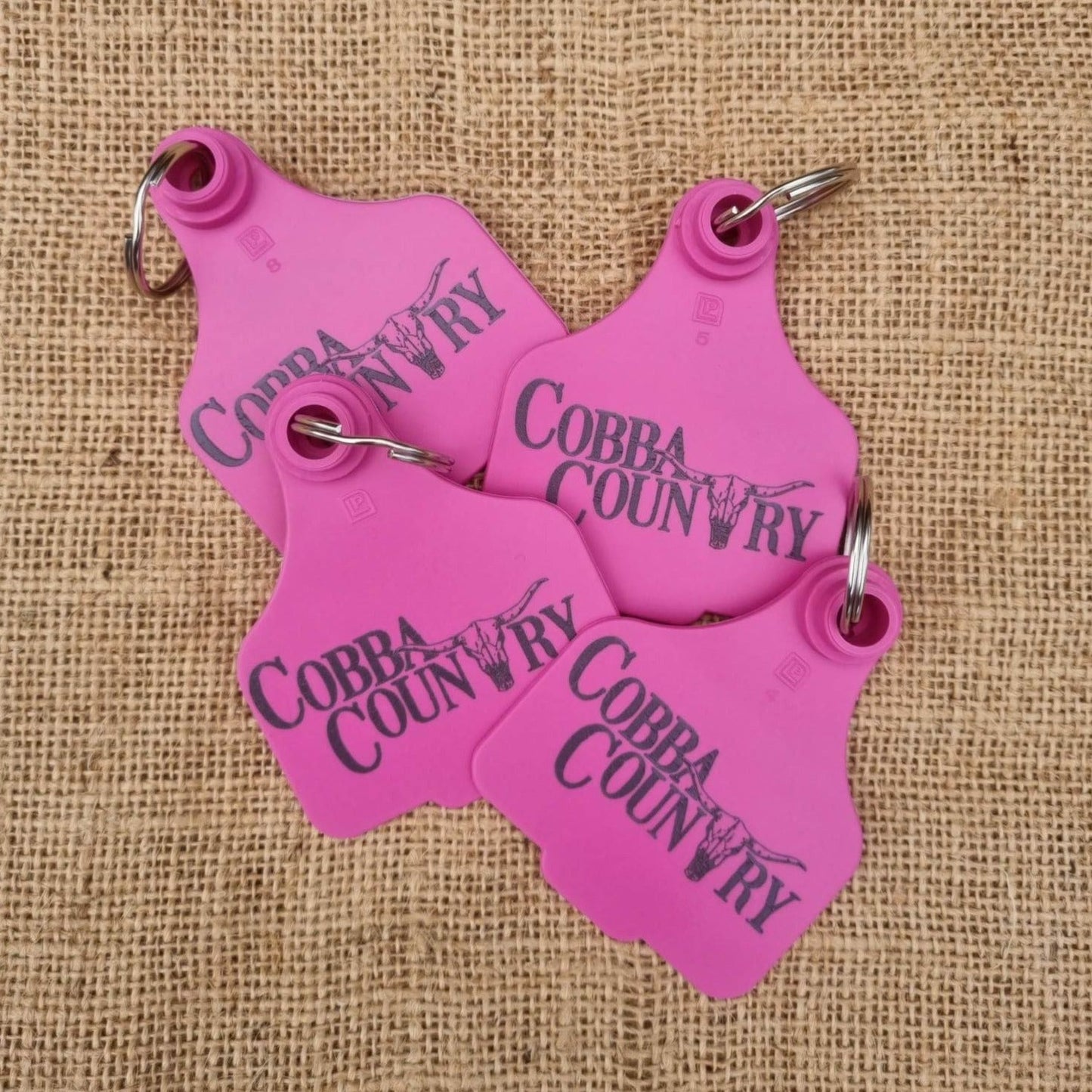 Cattle Tag Key Rings – Cobba Country
