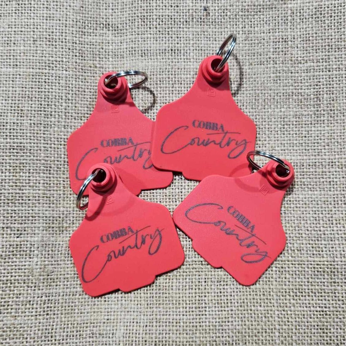 Cattle Tag Key Rings – Cobba Country