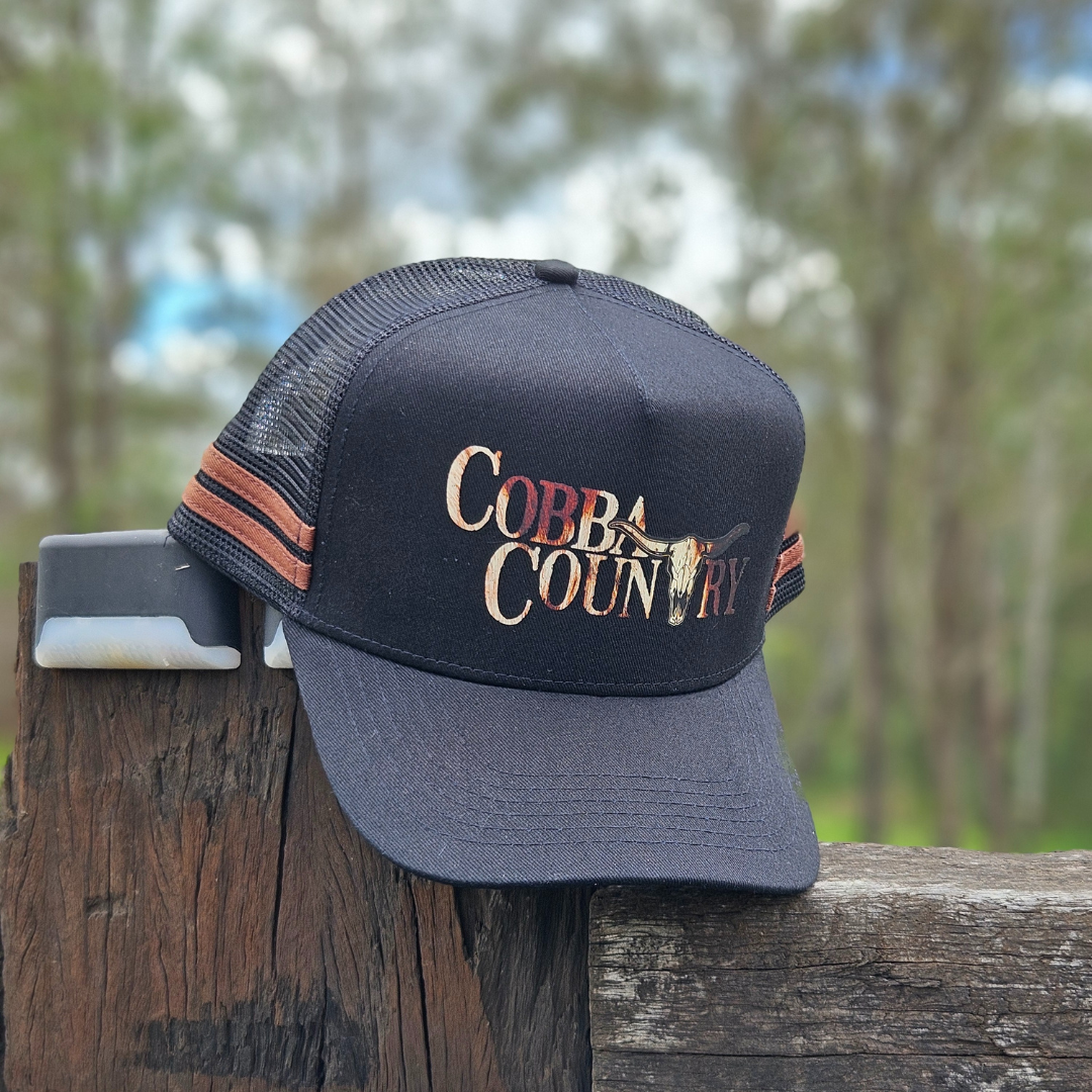 Trucker Hat - Signature Cowhide – Cobba Country