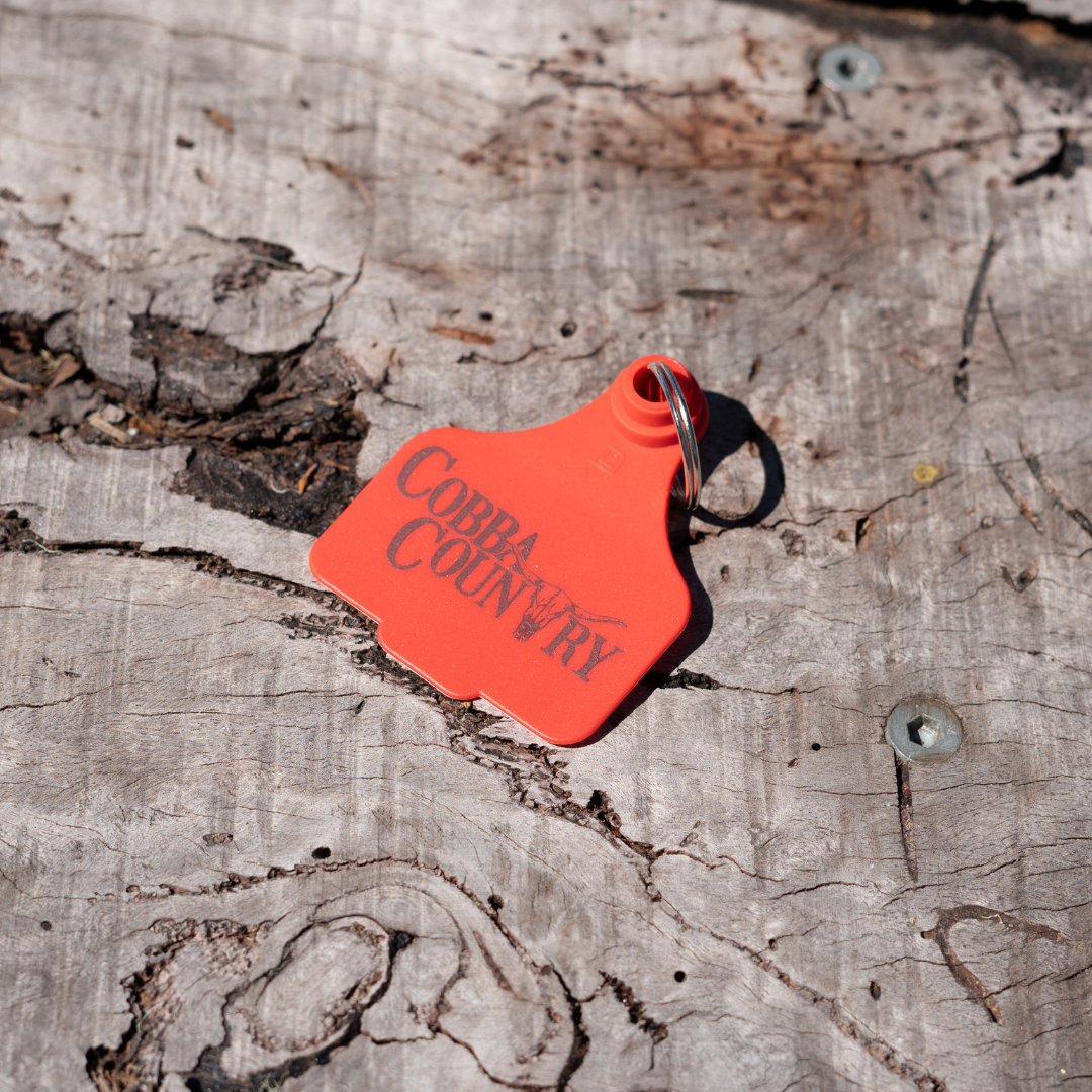 Cattle Tag Key Ring – Cobba Country