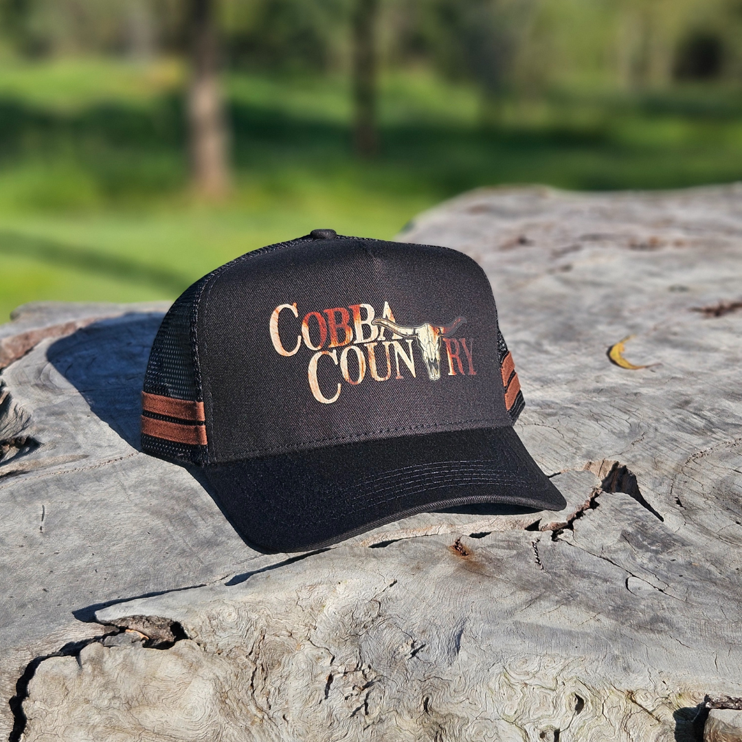 Trucker Hat - Signature Cowhide – Cobba Country