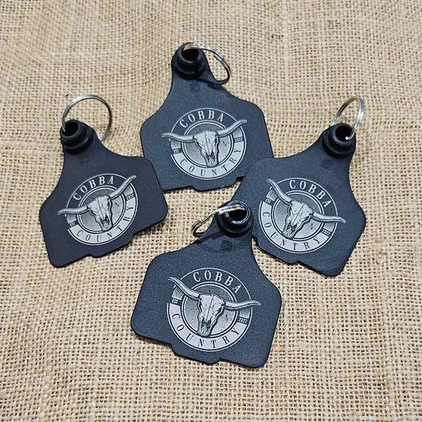 Cattle Tag Key Ring – Cobba Country